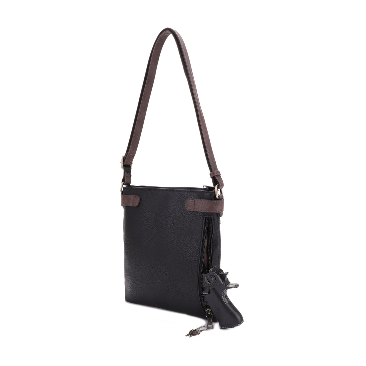 Hannah Concealed Carry Lock and Key Crossbody – JessieJames Handbags