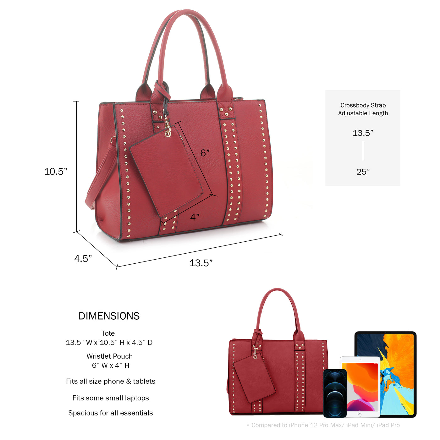 Kate Concealed Carry Lock and Key Satchel Set – JessieJames Handbags