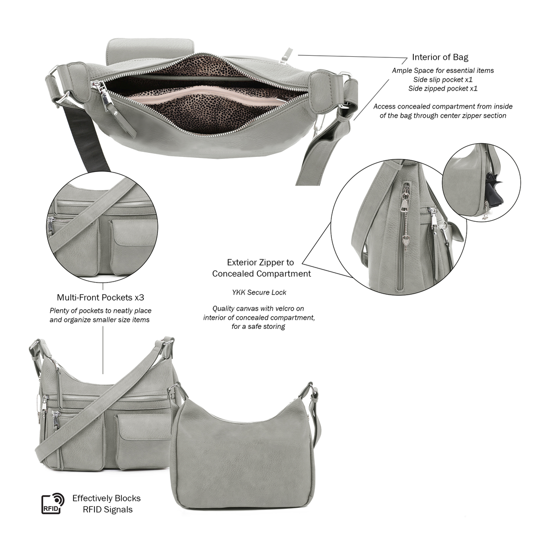 Women's Concealed Carry Hobos – JessieJames Handbags