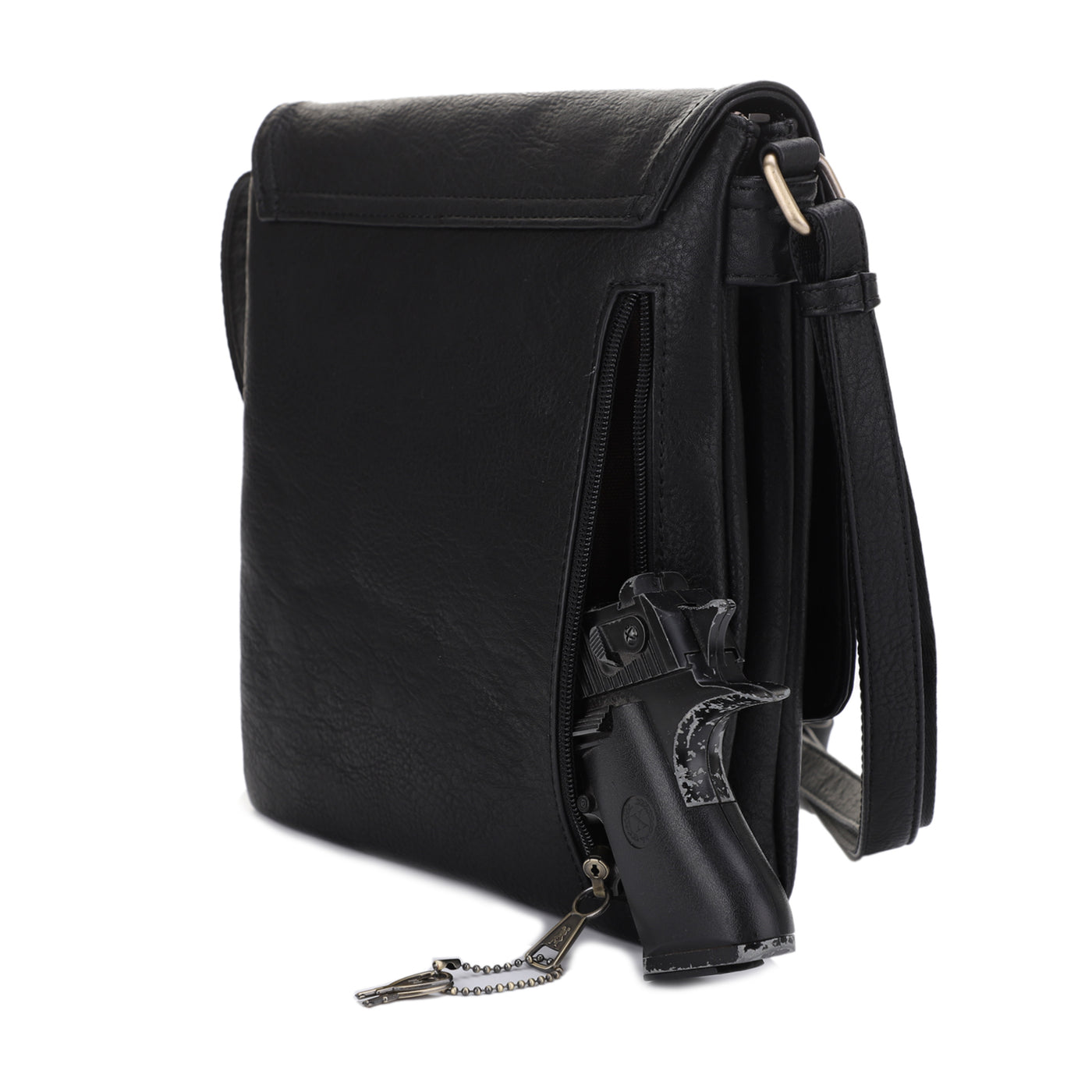 Nora Concealed Carry Lock and Key Crossbody – JessieJames Handbags