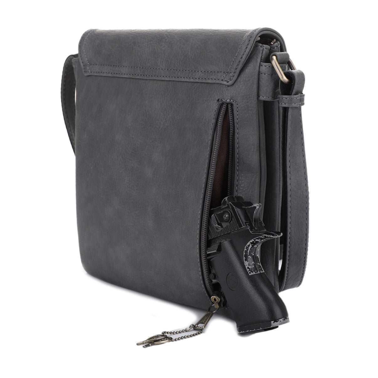 Nora Concealed Carry Lock and Key Crossbody – JessieJames Handbags