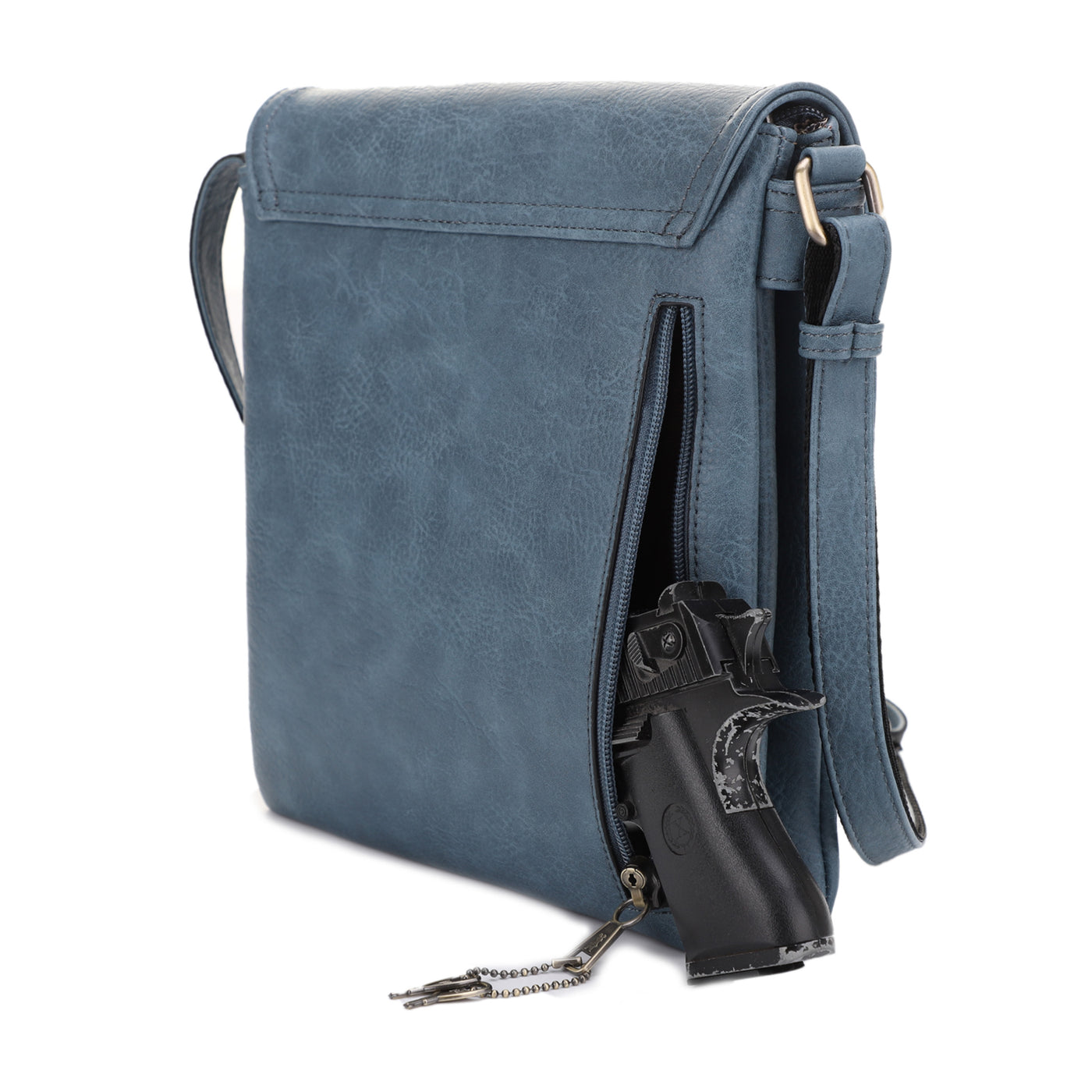 Nora Concealed Carry Lock and Key Crossbody – JessieJames Handbags