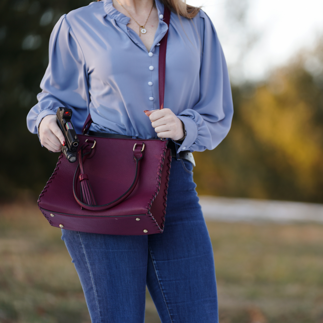 Women's Concealed Carry Satchels – JessieJames Handbags