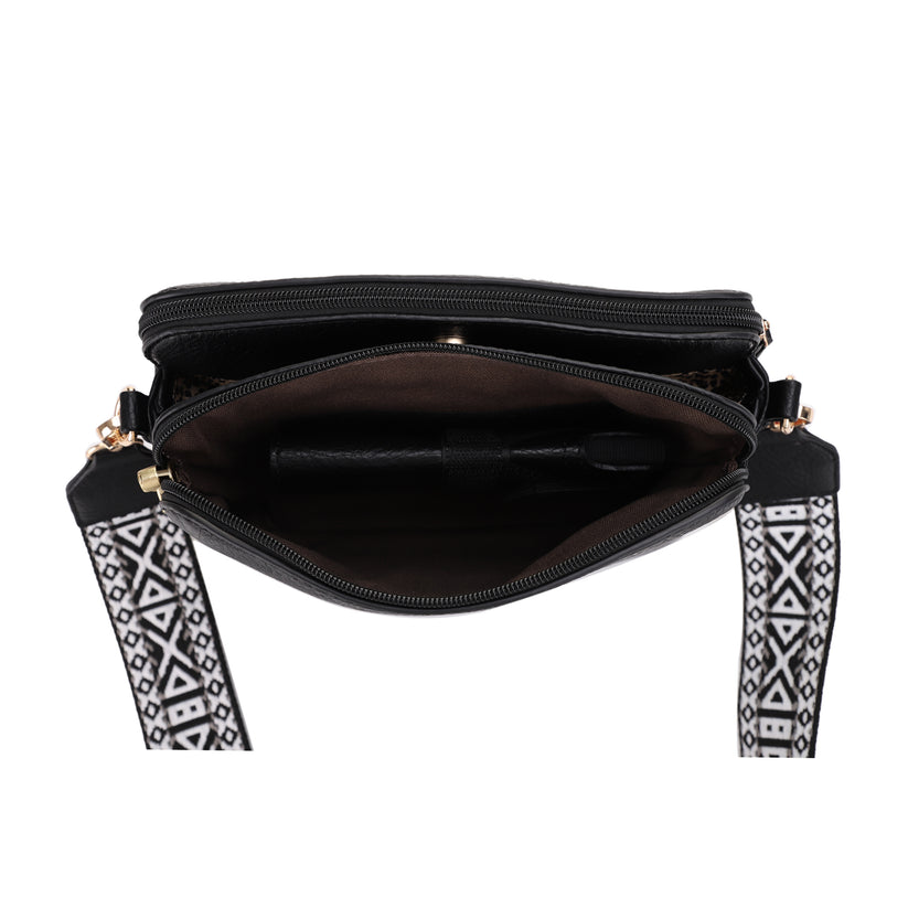 Rebecca Triple Compartment Lock and Key Concealed Carry Crossbody ...